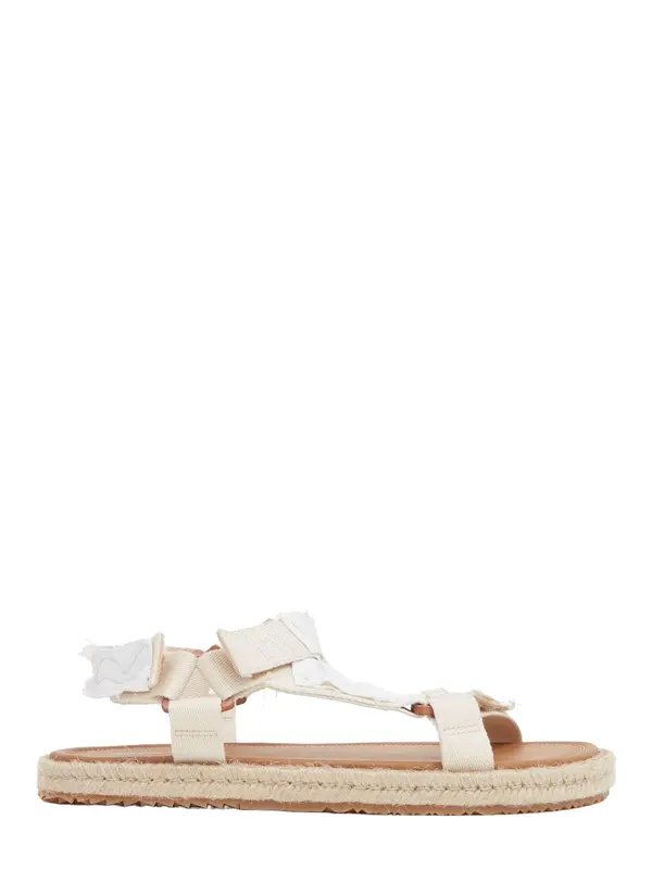 MAISON MARGIELA Patchwork Hiking Sandals - White
