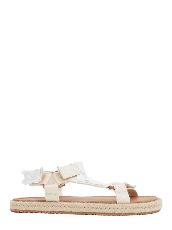 MAISON MARGIELA Patchwork Hiking Sandals - White