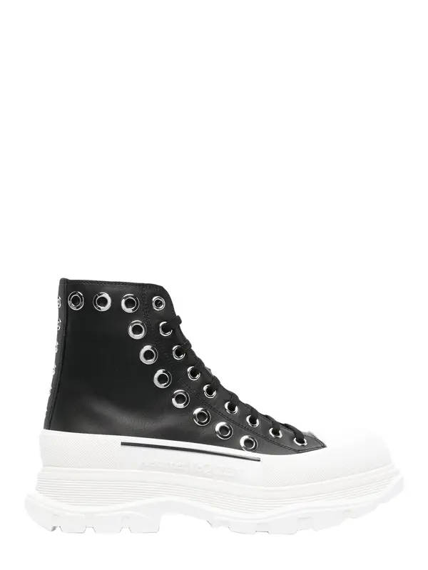 Alexander McQueen Joey High-top Sneakers - Black