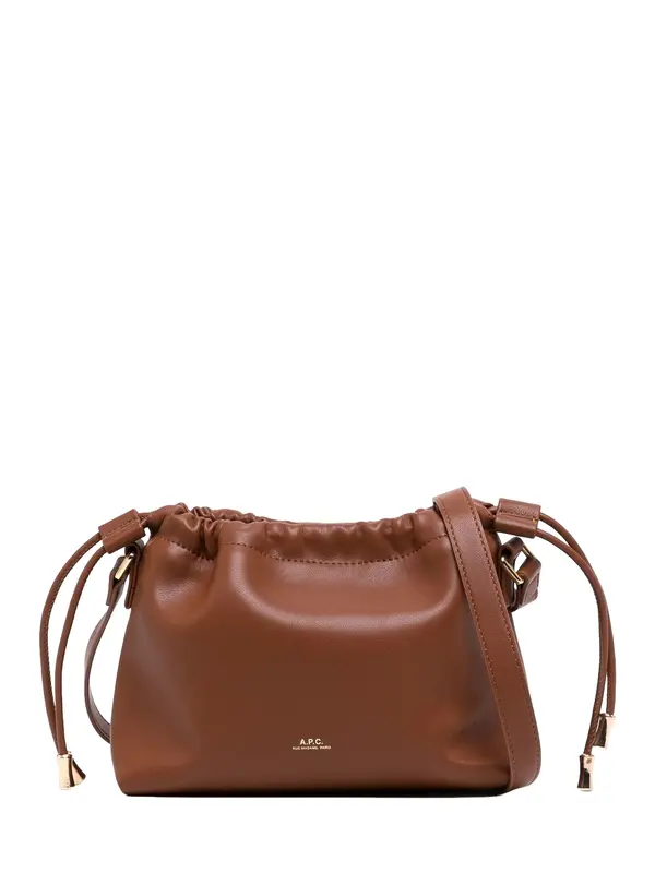 A.p.c. Ninon Drawstring Crossbody Bag - Brown