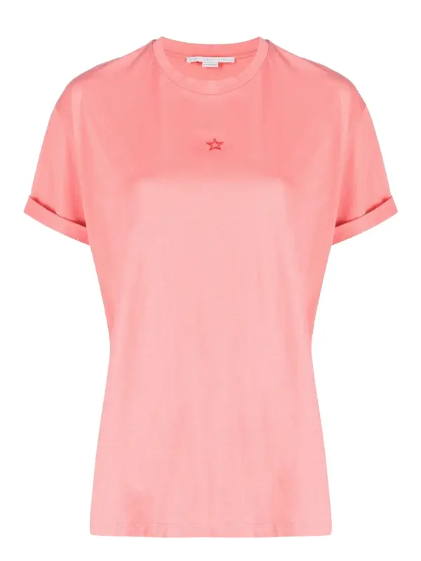 Stella McCartney Star-embroidered T-shirt - Pink