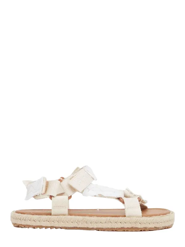 MAISON MARGIELA Patchwork Hiking Sandals - Neutrals