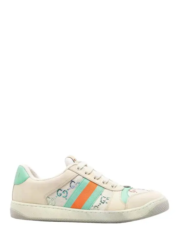 Gucci Screener Panelled Sneakers - Neutrals