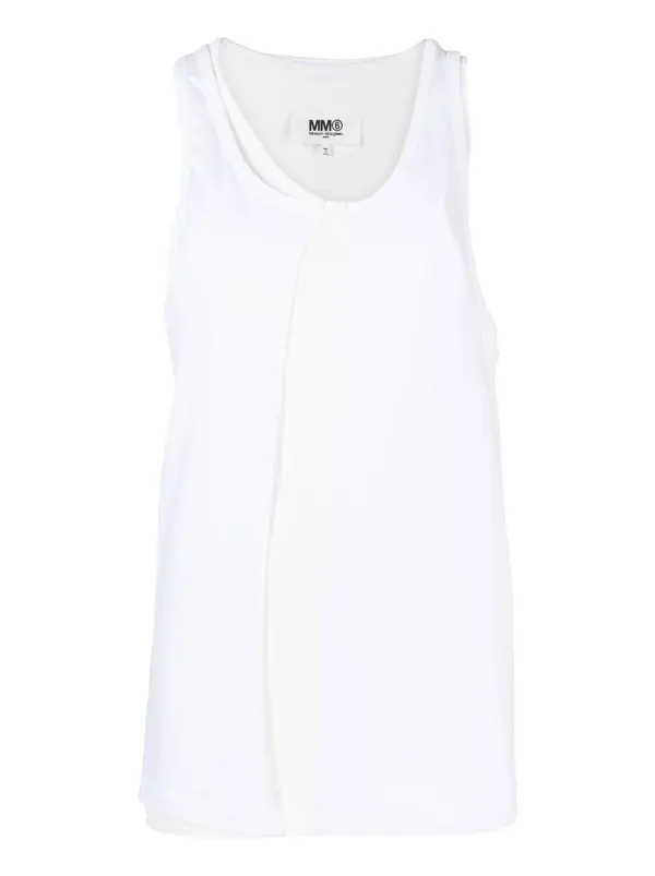 MAISON MARGIELA Spliced Tank Top - White