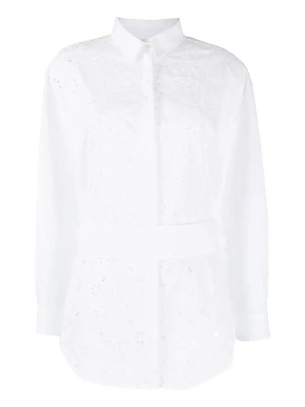 Fabiana Filippi Perforated Shirt - White