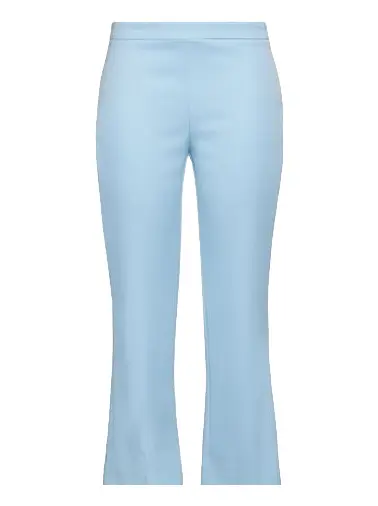 TWENTY EASY BY KAOS Straight-leg Cropped Trousers - Sky Blue