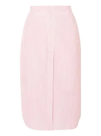 Altuzarra Midi Cotton Skirt - Pink