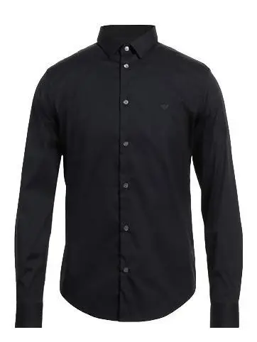 Emporio Armani Shirt Size Cotton, Polyamide, Elastane - Blue