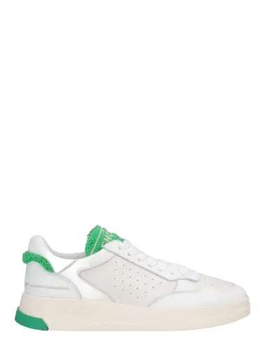 GHOUD VENICE Leather And Bouclé Sneakers - White
