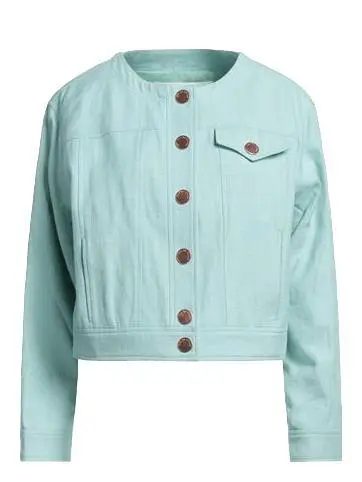 See By Chloé Casual Cotton-linen Jacket - Blue