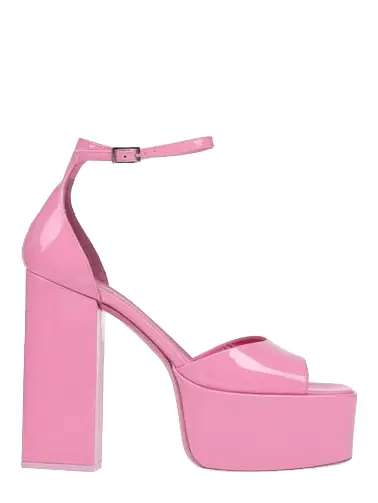 Paris Texas Leather Ankle Strap Sandals - Pink