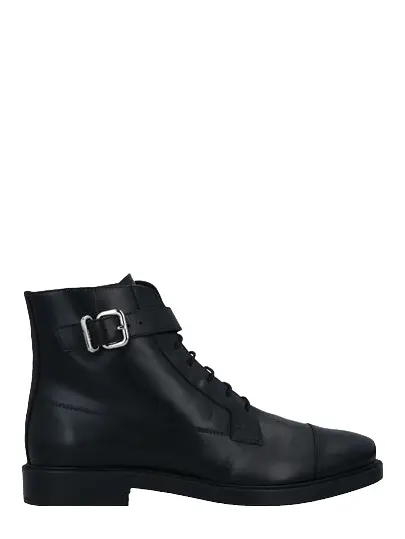 TOD'S Leather Ankle Boots - Black