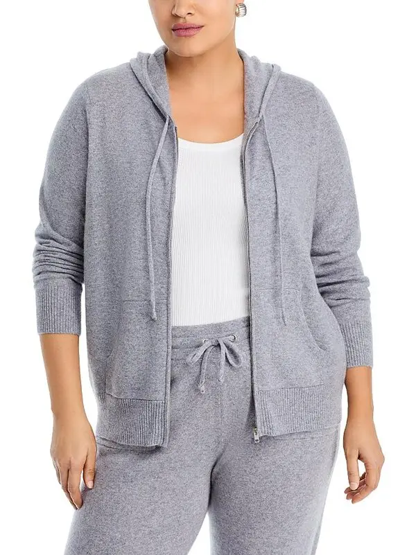 Bloomingdale'S Zip Hoodie - Medium Gray