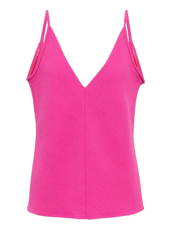 Gabriela Hearst Maria Wool Crêpe Camisole - Pink