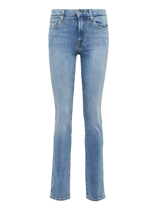 7 For All Mankind Kimmie Slim-leg Jeans - Blue