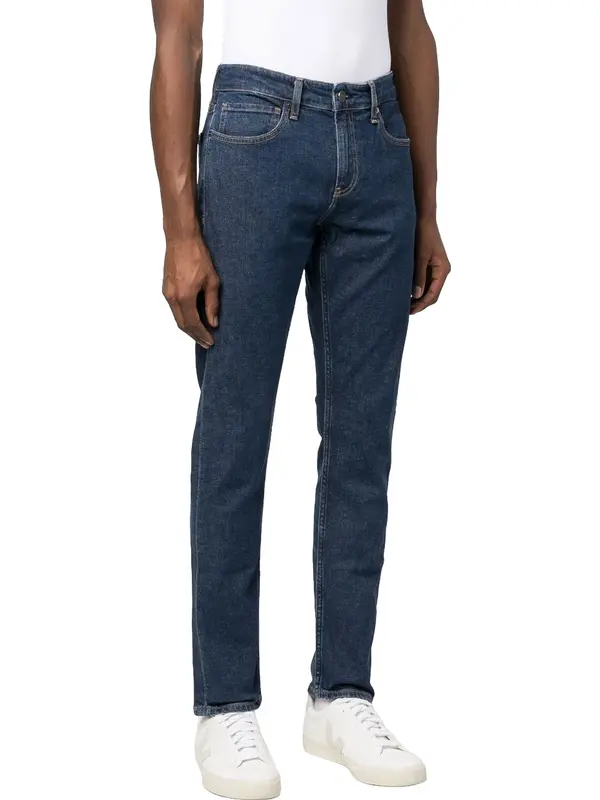 Calvin Klein Mid-rise Slim-fit Jeans - Blue