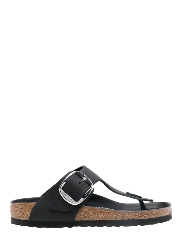 BIRKENSTOCK Gizeh Big Buckle 35mm Slides - Black