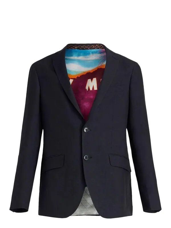Etro Single-breasted Tailored Blazer - Black