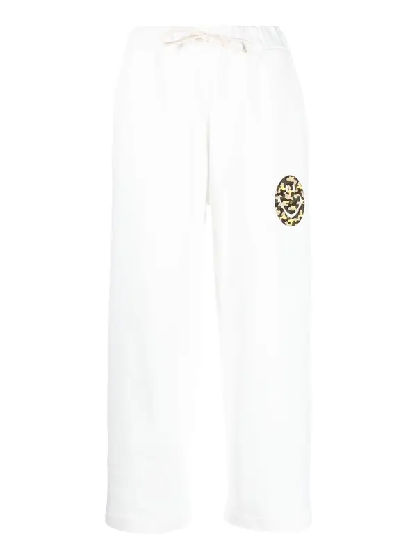 Joshua Sanders Graphic Print Track Pants - White