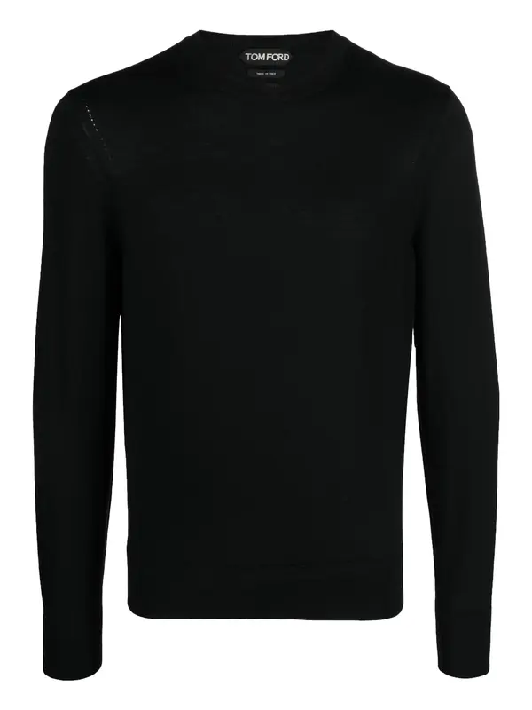 TOM FORD Fine-knit Wool Jumper - Black
