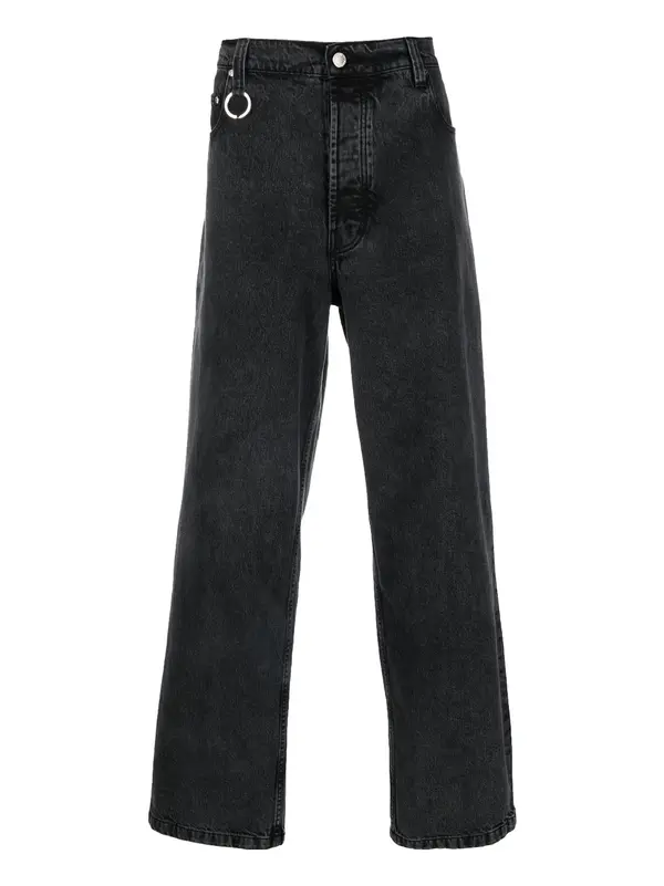 ÉTUDES STUDIO Mid-rise Straight-leg Jeans - Black