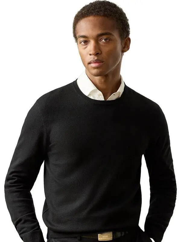 Ralph Lauren Cashmere Crewneck Sweater - Classic Black