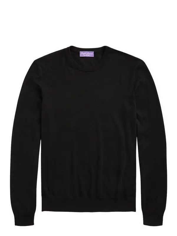 Ralph Lauren Cashmere Crewneck Sweater - Classic Black