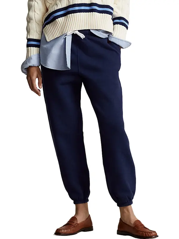 Ralph Lauren Fleece Athletic Pant - Cruise Navy