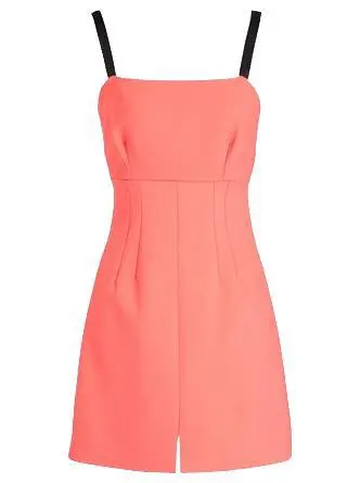 Dolce & Gabbana Mini Dress Wool Silk - Salmon Pink