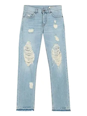 ANIYE BY Straight-leg Distressed Jeans - Blue