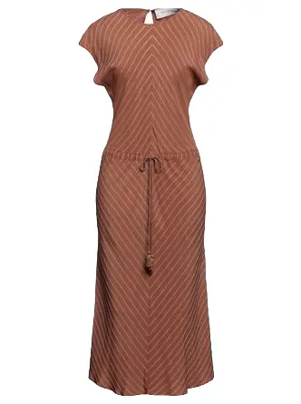 KATIA GIANNINI Midi Dress - Beige