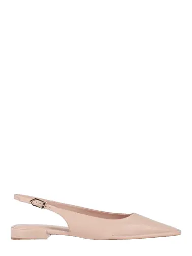 TOD'S Leather Slingback Ballet Flats - Pink