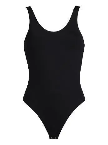 Alexander McQueen Bodysuit In Jersey - Black