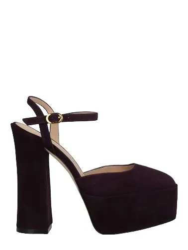 STUART WEITZMAN Pumps In Leather - Purple