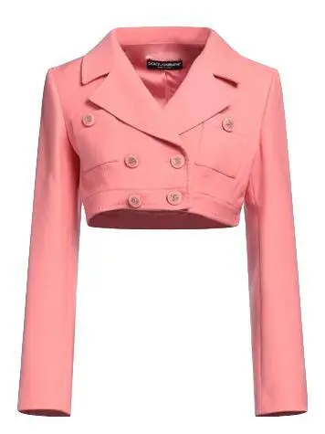 Dolce & Gabbana Virgin Wool Blazer - Salmon Pink