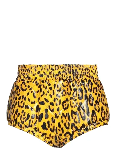 Dolce & Gabbana Leopard Print Shorts - Yellow