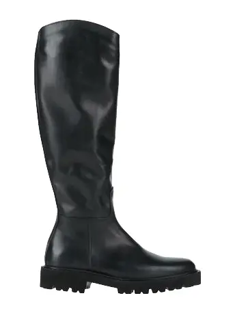 BALDININI Calfskin Riding Boots - Black