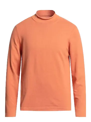 04651/ A TRIP IN A BAG Cotton And Wool Turtleneck - Orange