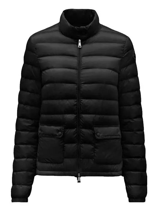Moncler Lans Quilted Hooded Down Jacket - Black