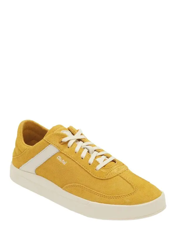 Olukai Haupu Sneaker - Mustard/off White