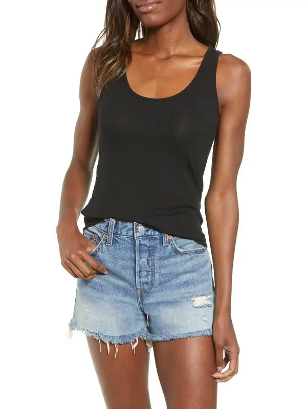 Splendid Zuma Scoop Tank - Black