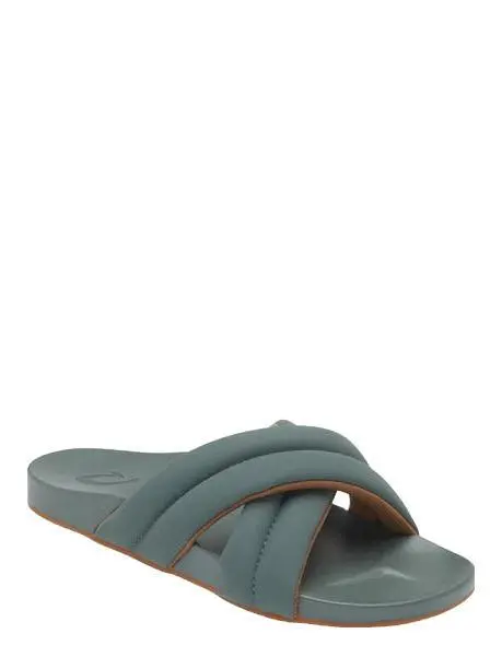 Olukai Hila Slide Sandal - Star Pine / Star Pine