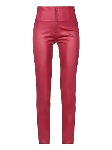 FREDDY WR.UP Coated Slim-leg Pants - Red