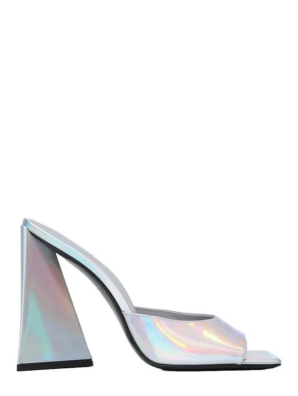 Attico Devon Mule 115mm - Holographic Silver