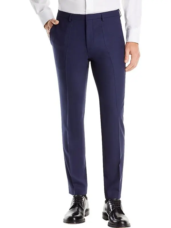 Hugo Hesten Super Extra Slim Fit Suit Pants - Navy