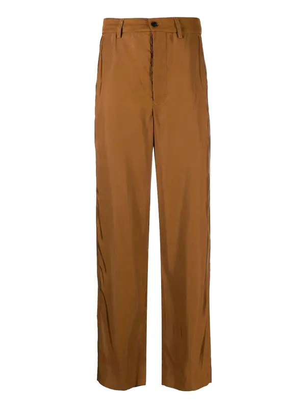 BODE Corduroy Straight-leg Trousers - Orange