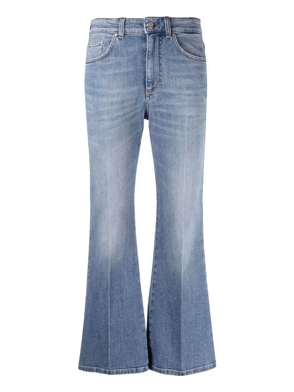 Stella McCartney High-waisted Flared Jeans - Blue