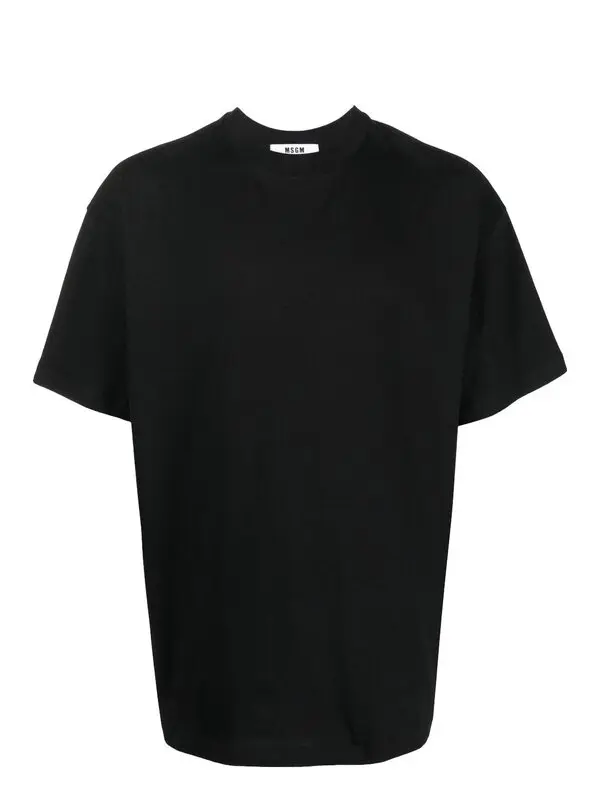 MSGM Logo-print T-shirt - Black