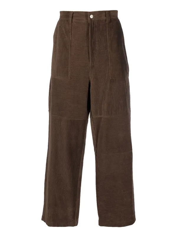 AMBUSH Straight-leg Corduroy Trousers - Brown