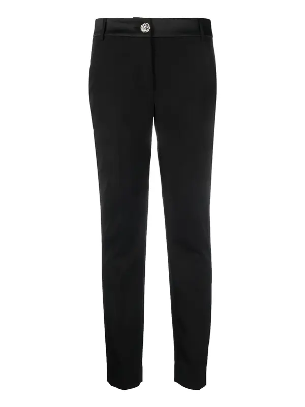 Philipp Plein Cady High-waist Trousers - Black